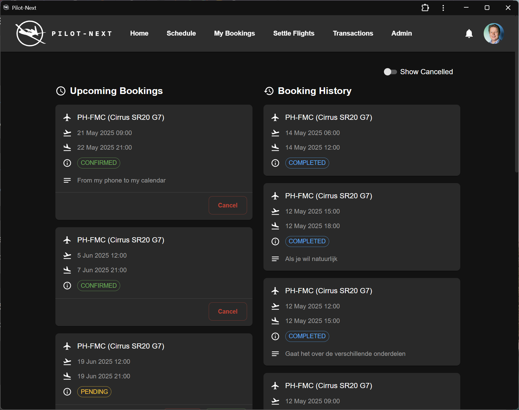 Pilot-Next | Aircraft Co-ownership & Flying Club Management App