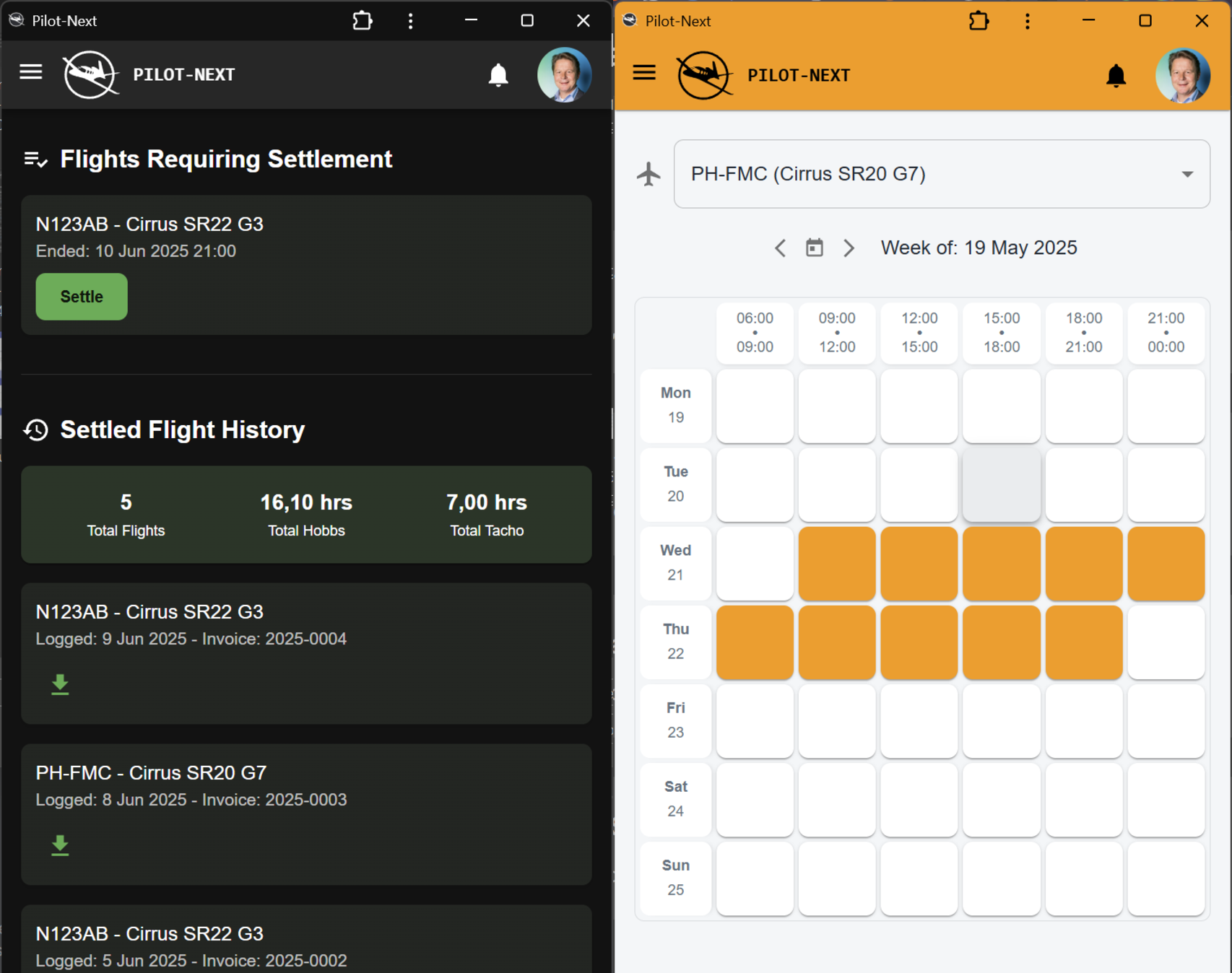 Pilot-Next - Modern Shared Aircraft Ownership